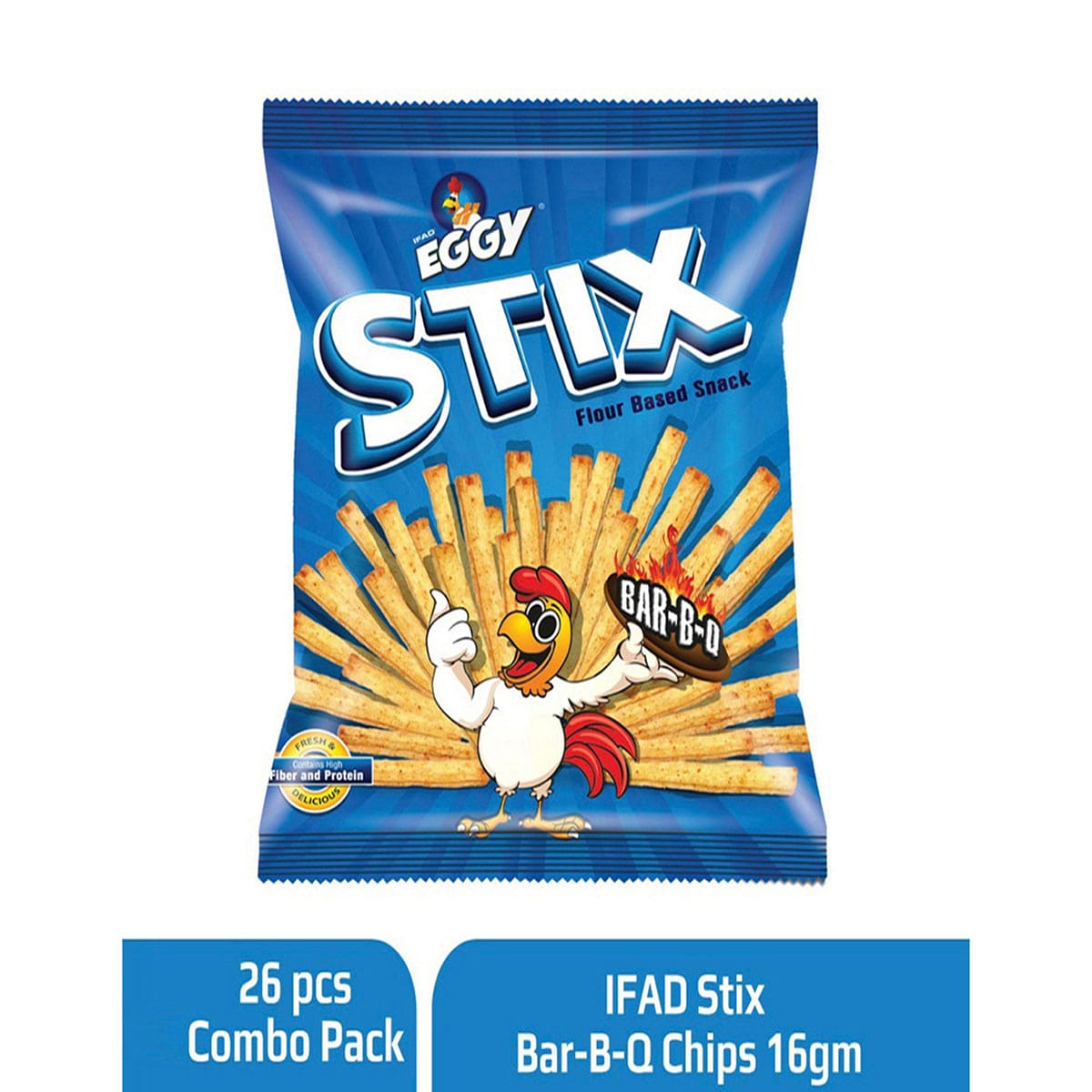 Ifad Eggy Stix Chips (Bar-B-Q) 16gm X (26 Pcs Pack) - Sale Bangladesh