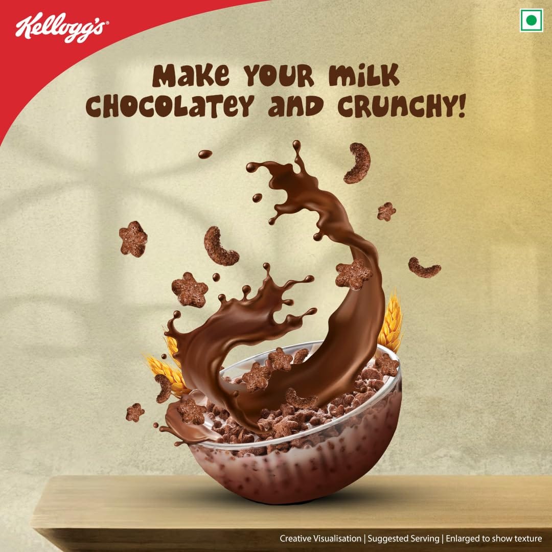 Kellogg's Chocos Moon & Stars Chocolate Breakfast Cereal 360gm - Sale ...