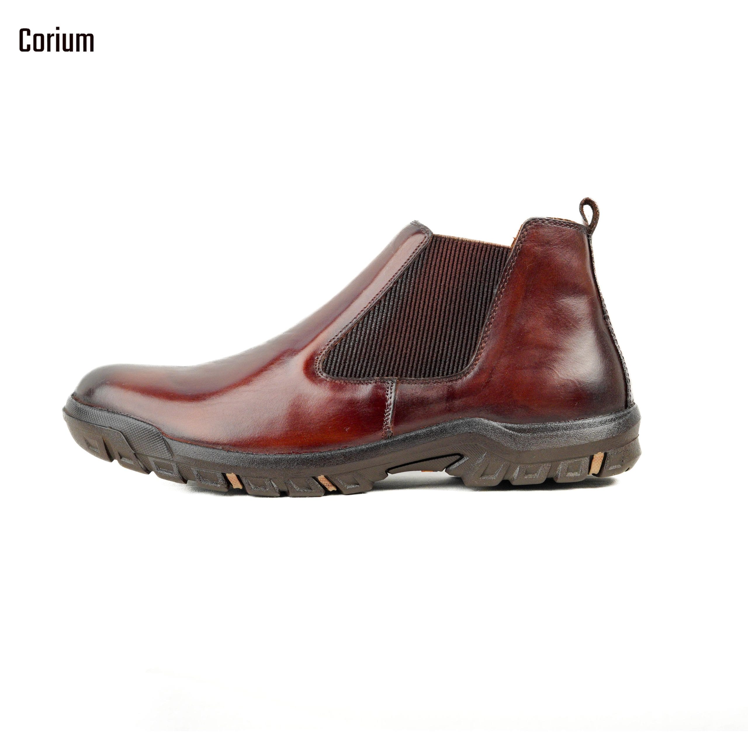 Premium Leather Ankle Chelsea Boots CRM 72 - Sale Bangladesh