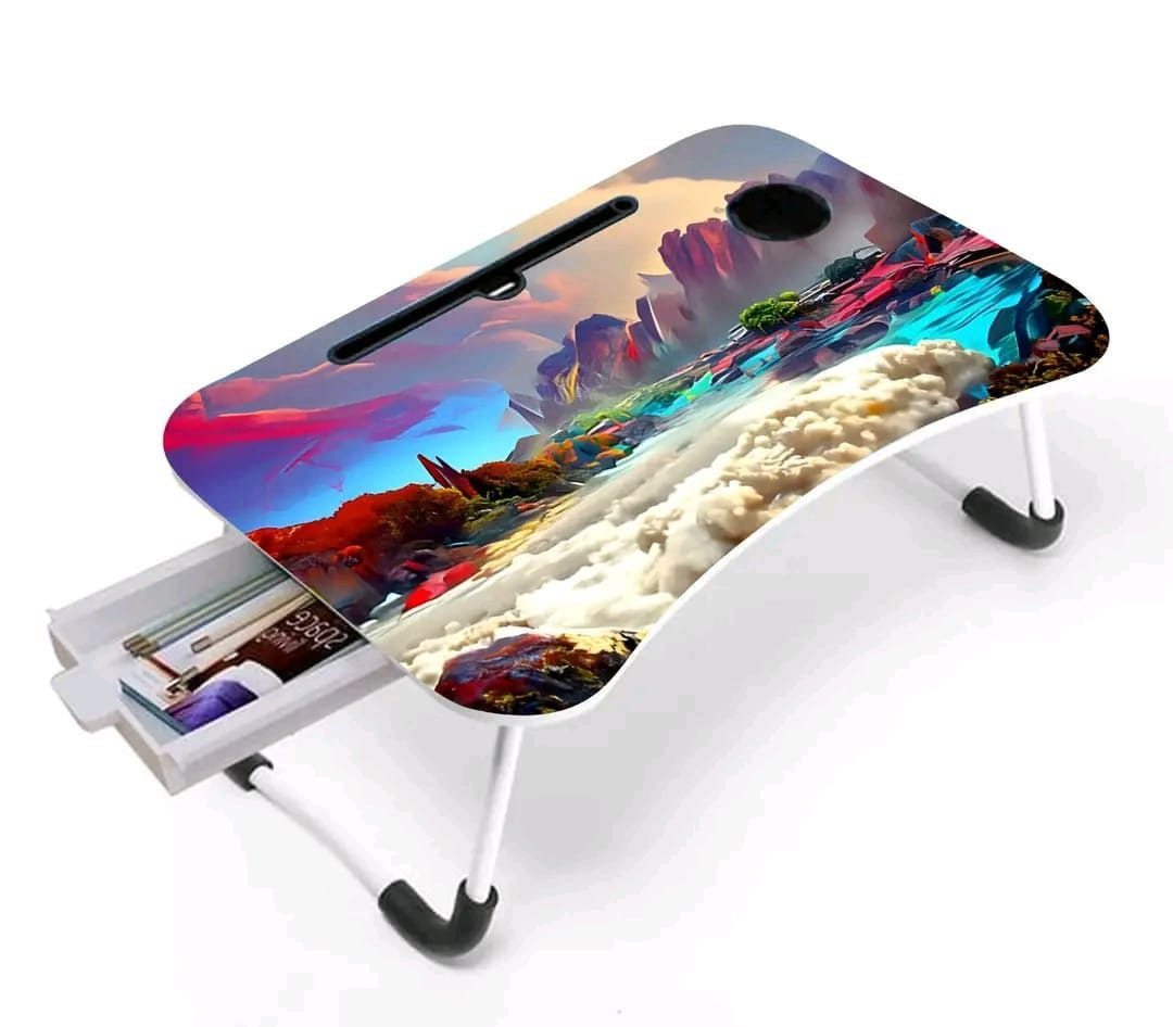 " Multi-function and Removable Stand Folding Computer Laptop Desk Small ...