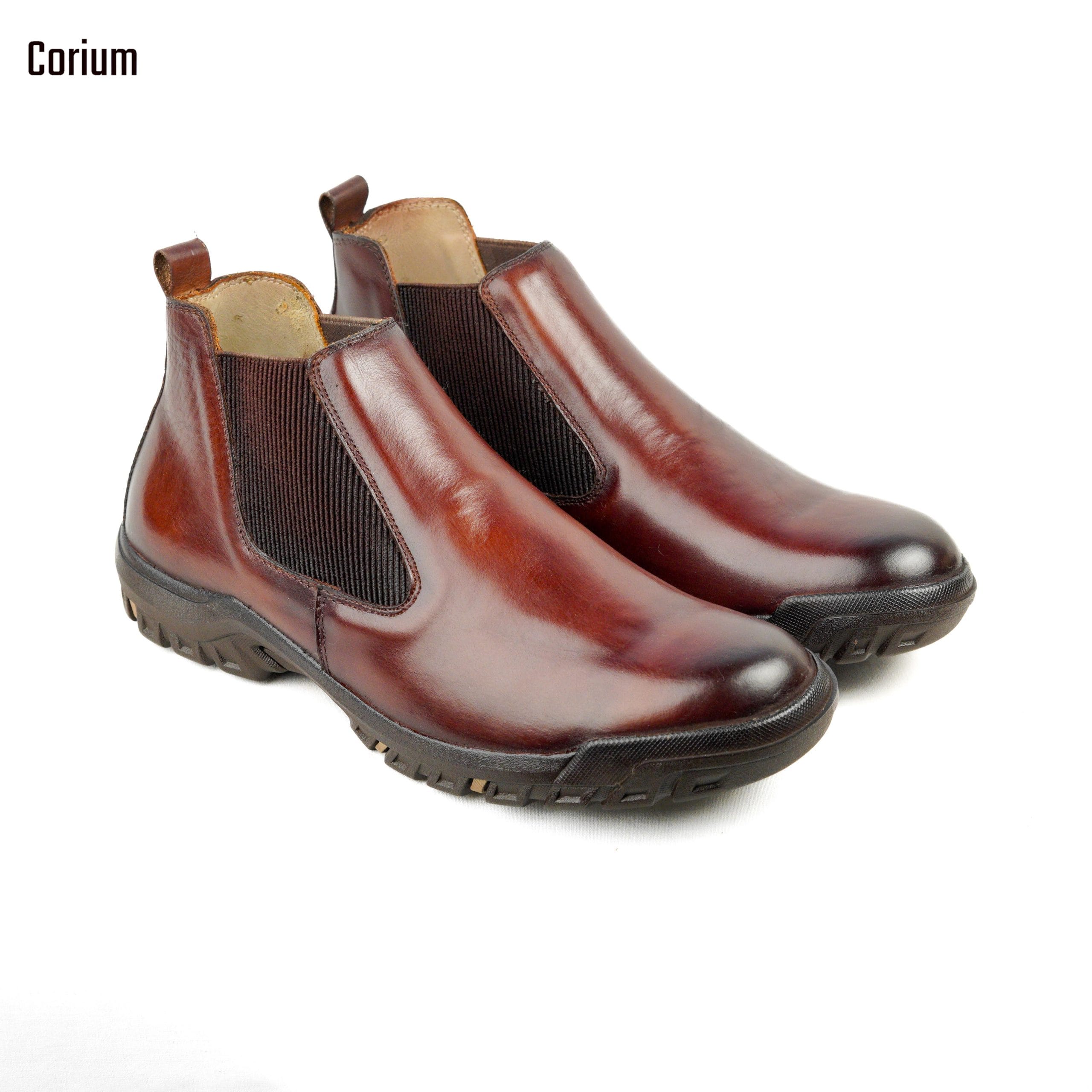 Premium Leather Ankle Chelsea Boots CRM 72 - Sale Bangladesh
