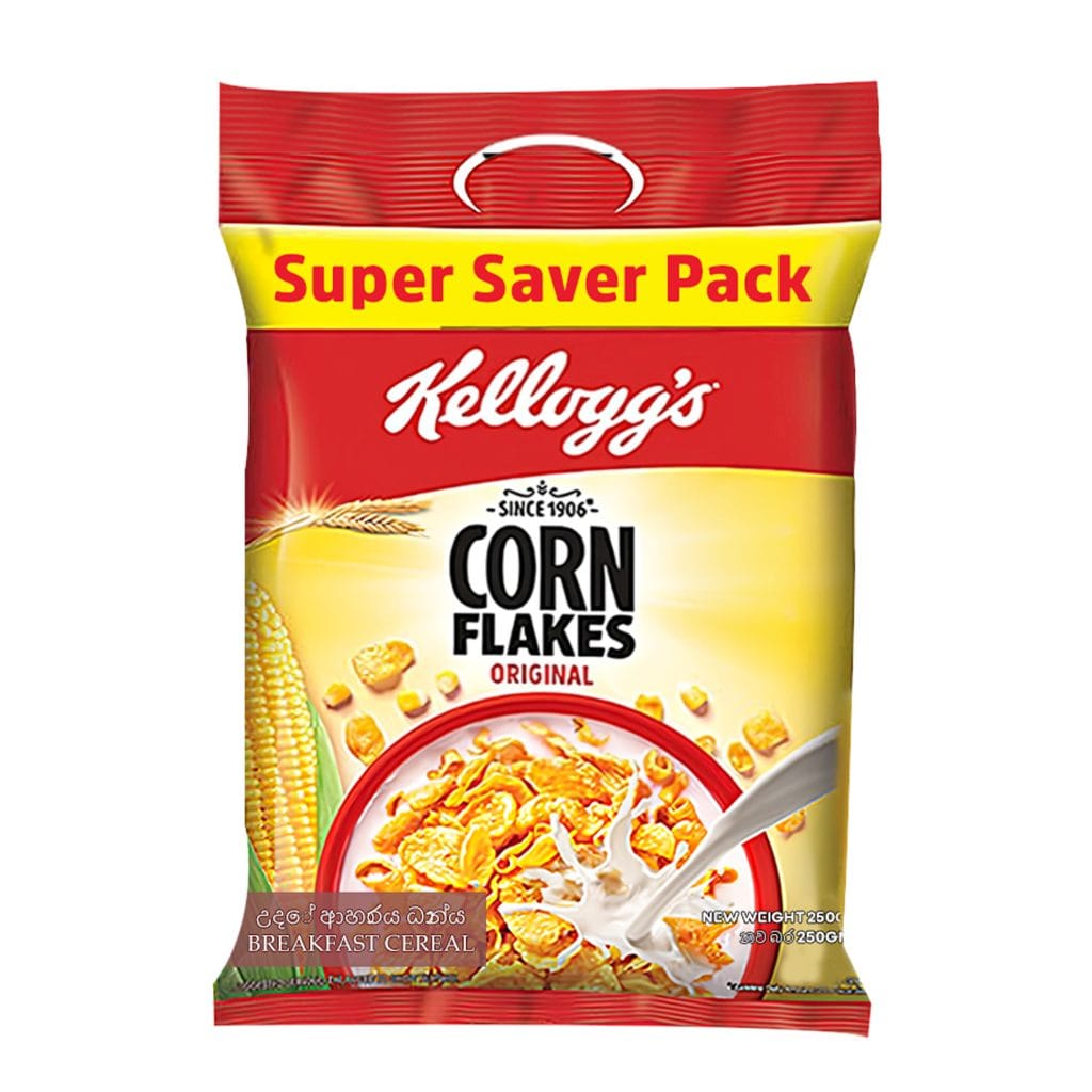 Kellogg's Corn Flakes Original Breakfast Cereal 250gm Pouch - Sale ...