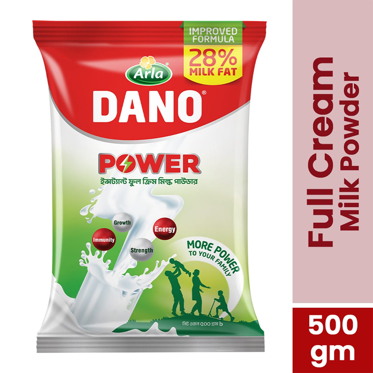 DANO Power Full Cream Milk Powder 500g - Sale Bangladesh