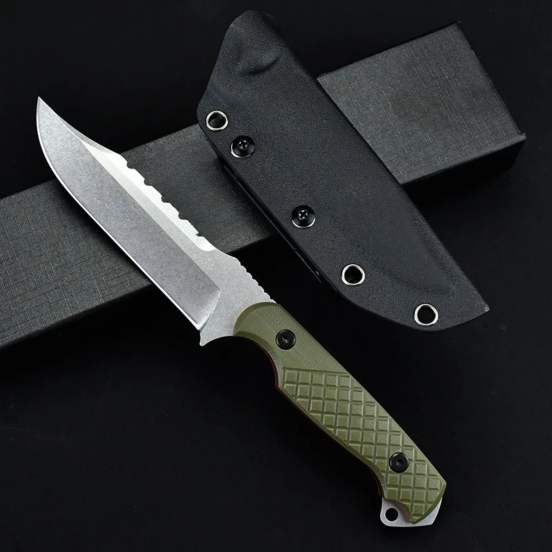 Professional Knife D2 Steel Blade G10 Handle Tactical Defensive Pocket ...