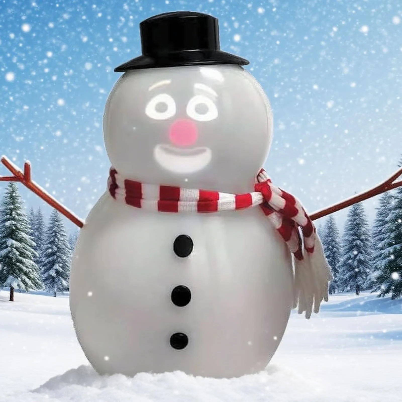 Animated Talking Snowman Talking Animated Blink Snowman with Built in ...