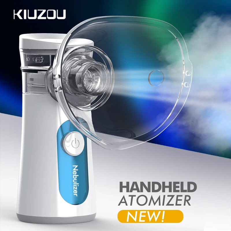 KIUZOU Silent Mesh Nebulizer Handheld Portable Asthma Inhaler Atomizer ...